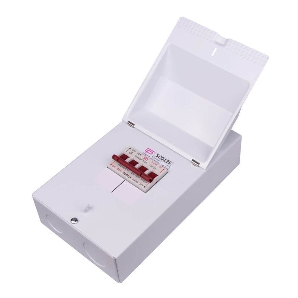 FuseBox SC0125 125A Changeover Switch (1P+N) Metal Enclosure – FuseBox ...